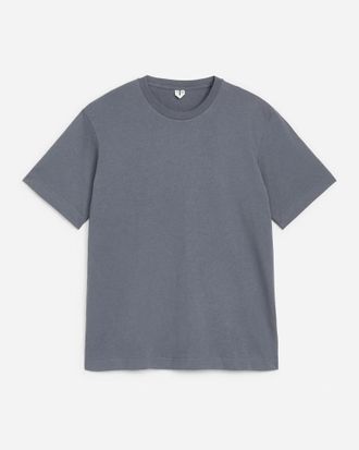 Arket Lockeres T-Shirt 220 GSM -Blau
