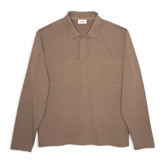 Soulland Addy LS Polo Shirt - - Tops - Herren - Braun - XS/S
