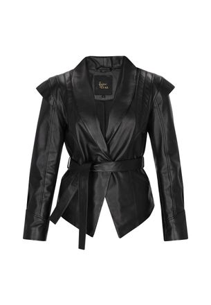 Faina Jacke Frauen Schwarz