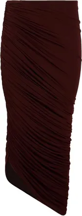 Magda Butrym Femme, Jupes, Rouge, Taille: 36 FR Gonna Midi Asymmetric