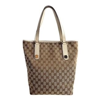 Gucci Pre-owned Canvas Tote Bag - - Pre-owned - Damen - Beige - ONE SIZE