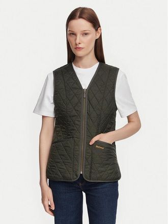 Barbour Bodywarmer Fleece Betty LLI0003OL71 Dunkelgr&uuml;n Regular Fit