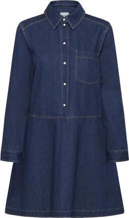 Part Two Femme, Robes, Bleu, Taille: 38 FR Robe Chemise