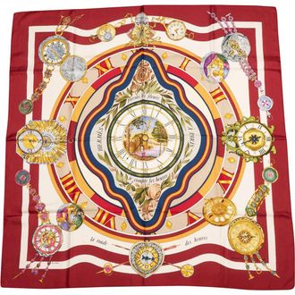 Herm&egrave;s T&uuml;cher & Schals - Hermes Classic parmi le fleurs Silk Carre 90 Sca - Gr. unisize - in Bunt - f&uuml;r Damen