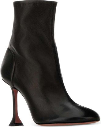 Amina Muaddi Ankle Boot - Black