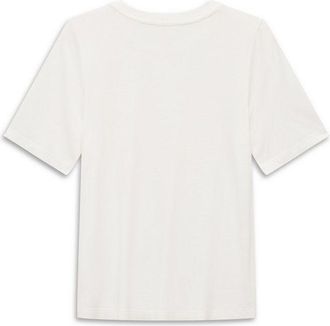 Bugatti T-Shirt aus 100% Viskose mit Rundhalsausschnitt