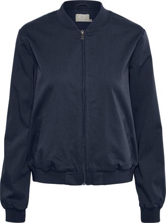 Kaffe Damen Bomber Jacke Damenjacke, l&auml;ssig, Langer &Auml;rmel, Relaxed Fit, Kalea Bomberjacke, Midnight Marine, 34