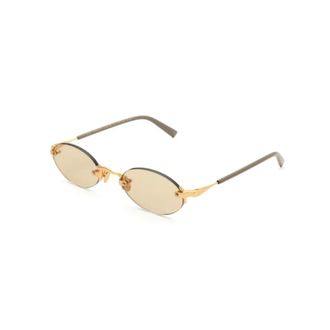 Gast unisex, Accessoires, Jaune, Taille: 51 MM Quantum Rimless Lunettes de soleil