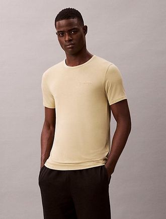 Calvin Klein Lounge-t-shirt - Ultra Soft Modal - Sage Green - Herren - XL