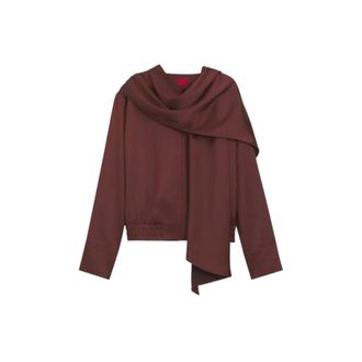 HUGO BOSS Hugo - Jacken > Bomberjacken - - Blouses & Shirts - Damen - Braun - S
