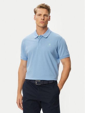 Beverly Hills Polo Club Poloshirt P-SS26M-P450106 Hellblau Regular Fit
