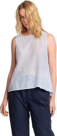 Kocca Femme, Tops, Bleu, Taille: 40 FR Haut &Eacute;vas&eacute; Chic Style Gilet