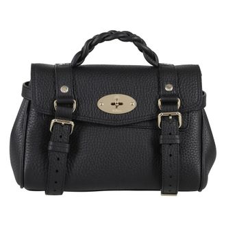 Mulberry Femme, Sacs, Noir, Taille: ONE Size Mini Alexa Heavy Grain Sac