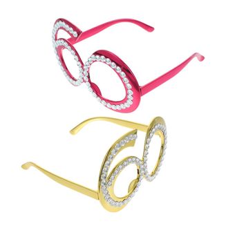 Cabilock Digitale Brille Babyparty Fotokabine Requisiten 60 Geburtstag Gef&auml;llt Mir 60 Geburtstagsfeier Gef&auml;llt Mir 60 Geburtstag Brille Lustige Fotokabine Requ