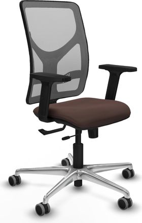 Piqueras y Crespo Stuhl aus PC, neigbar, mit 2D-Armlehnen, h&ouml;henverstellbare Lendenwirbelst&uuml;tze, ausgestattet mit Synchron/Traslack und Schneideschaum, mit Rollen von 6