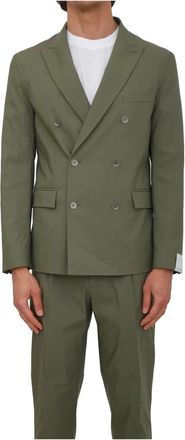 Paolo Pecora Homme, Vestes, Vert, Taille: M Giacca Tessuto