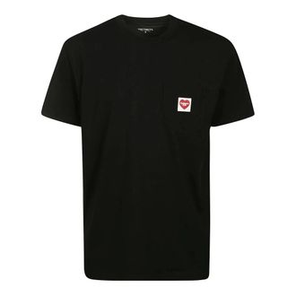 Carhartt Work in Progress Homme, Tops, Noir, Taille: S T-Chemises