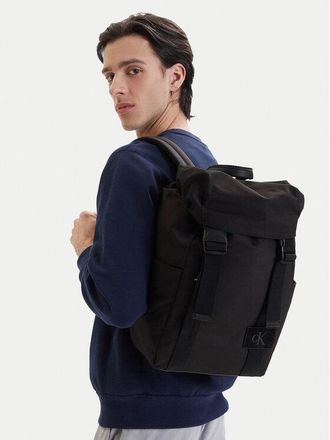 Calvin Klein Rucksack Canvas Mix Backpack LV04D3364G Schwarz