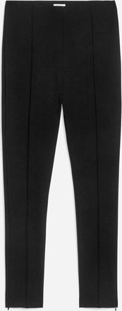 Arket Leggings Mit Reißverschlüssen -Schwarz