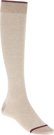 Boggi Milano Homme, Sous-v&ecirc;tements, Beige, Taille: ONE Size B Micro Striped Socks