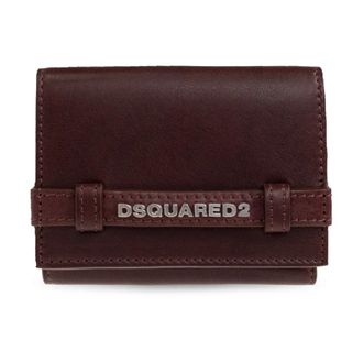 Dsquared2 Portefeuille Tri-Fold Twin - Femme - Accessoires - Rouge - Taille: ONE Size
