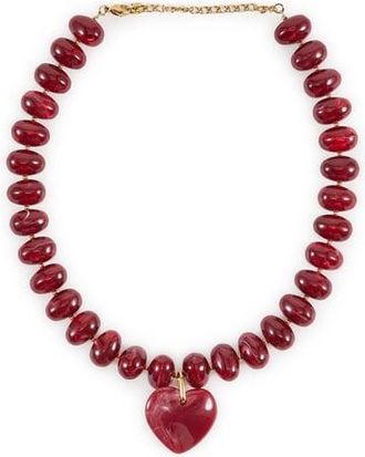 Au Printemps Paris Collier pendentif caur