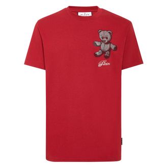 Philipp Plein Homme, Tops, Rouge, Taille: L T-Chemises