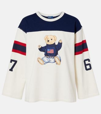 Polo Ralph Lauren Sweat-shirt en coton &agrave; imprim&eacute;