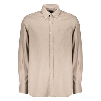 Paul & Shark Homme, Chemises, Beige, Taille: L Chemise Coton Manches Longues