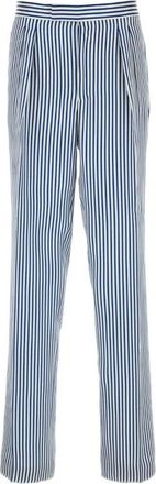 Tom Ford Homme, Pantalons, Bleu, Taille: L Pantalon en satin imprim&eacute;
