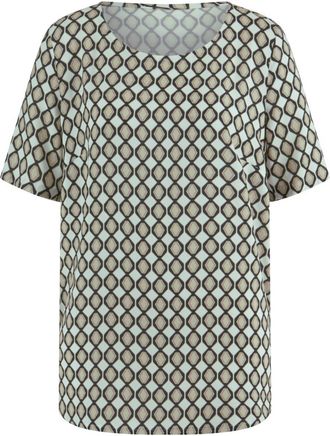 Peter Hahn Rundhals-Bluse Peter Hahn weiss