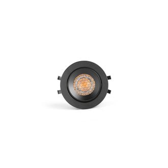 Faro Barcelona Faro Barcelona 43904 Kivi Einbauleuchte, schwenkbar, Schwarz, 7 W, 2700 K, 36 &deg;, IP44