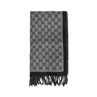 Gucci GG Jacquard Wool Scarf