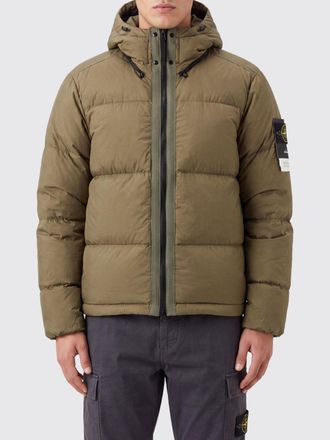Stone Island Doudoune en nylon ripstop rembourr&eacute;e avec capuche amovible