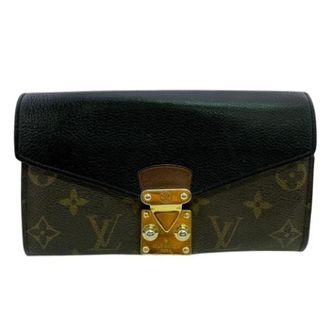 Louis Vuitton Portefeuille Vintage Monogram en toile pr&eacute;-poss&eacute;d&eacute; - Femme - Pre-owned - Noir - Taille: ONE Size