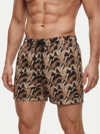 HUGO BOSS Badeshorts Pike 50561145 Schwarz Regular Fit