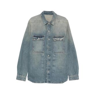 Rick Owens Denim Outershirt - - Shirts - Herren - Blau - M