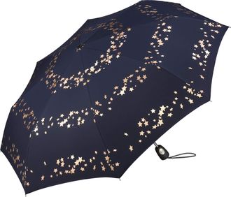 Pierre Cardin Taschenschirm Easymatic Light Etoile Metallique - Rosegold Lines