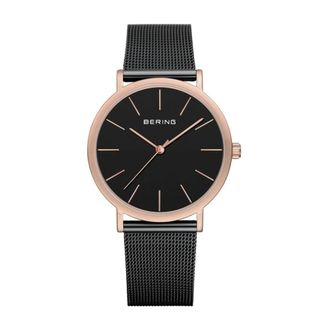 Bering Bering, unisex, Accessoires, Noir, Taille: ONE Size Montre habill&eacute;e en acier inoxydable