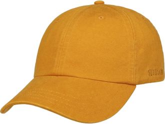 Stetson Rector Basecap Damen Herren Baumwollcap Sonnenschutz UV-Schutz 40+ Gr&ouml;&szlig;enverstellbar Baseballcap Sommer Winter senf One Size