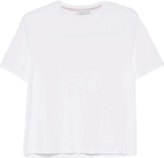 Le Tricot Perugia Femme, Tops, Blanc, Taille: 38 FR T-shirt Girocollo Mezza Manica
