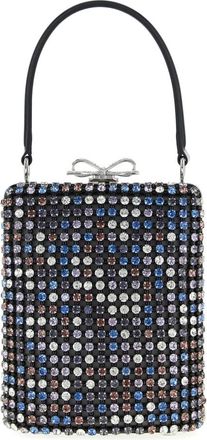 Self Portrait Femme, Sacs, Multicolore, Taille: ONE Size Multi Crystal Chainmail Micro Bag