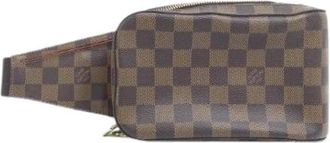 Louis Vuitton Sac bandouli&egrave;re Geronimos Damier Pre-owned - Femme - Pre-owned - Brun - Taille: ONE Size