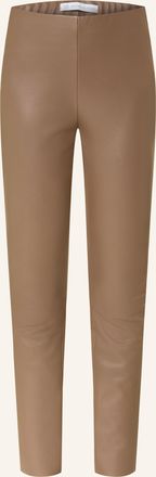 Raffaello Rossi Raffaello Rossi Leggings Resa In Lederoptik braun