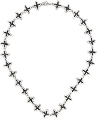 Darkai collier à pendentif trèfle - Argent