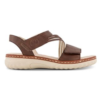 Rieker Komfort-Keilabsatz-Sandale - - Shoes - Damen - Braun - 37 EU