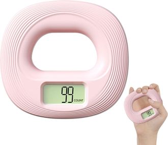 Generic Handgriffkraft Trainingsgerät | Silikon Trainingsring,Griffkrafttrainer Ringe Mit Zählfunktion,Für Männer Frauen Handgelenk Unterarm Training Workout 