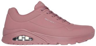 Skechers Herren UNO Stand on Air Sneaker, Ash Rose Durabuck Mesh, 48.5 EU