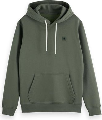 Scotch & Soda Herren-Kapuzen-Sweatshirt mit saisonalem Core-Regular Fit Logo Badge, Thymian 301, S