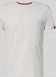 Alpha Industries T-Shirt mit Label-Print und Rundhalsausschnitt